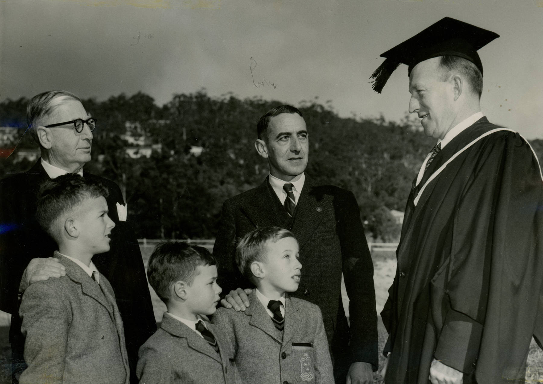 Geoffrey Herbert Newman, Headmaster of The Hutchins School, 1959–63 ...